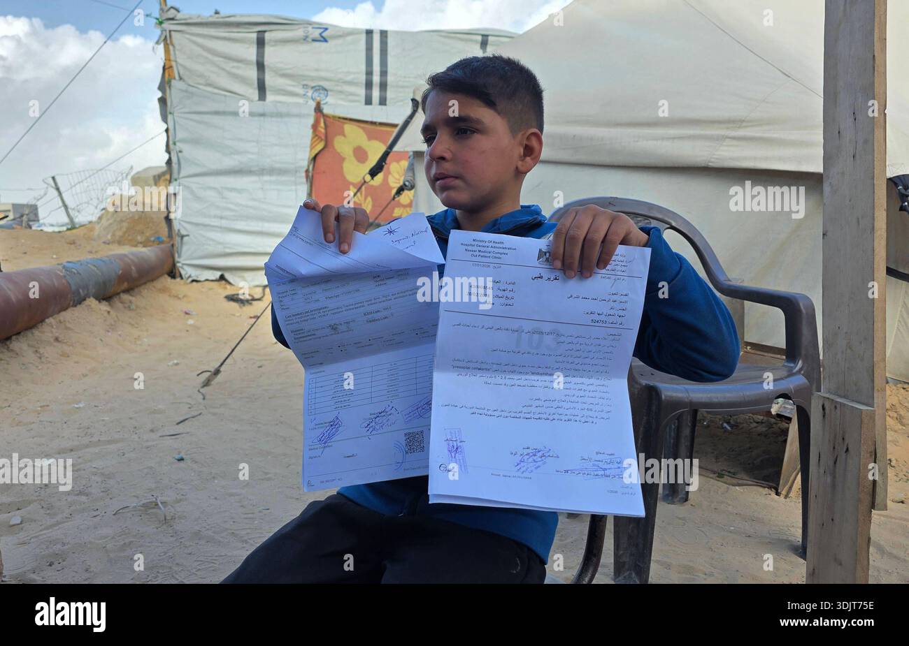 Nine-year-old Abdul Rahman al-Sharafi is at risk of losing his sight ...