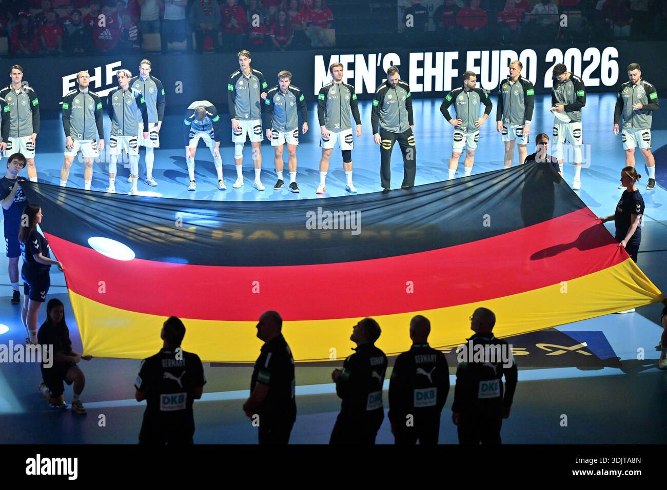 28 January 2026, Denmark, Herning: Handball: European Championship ...