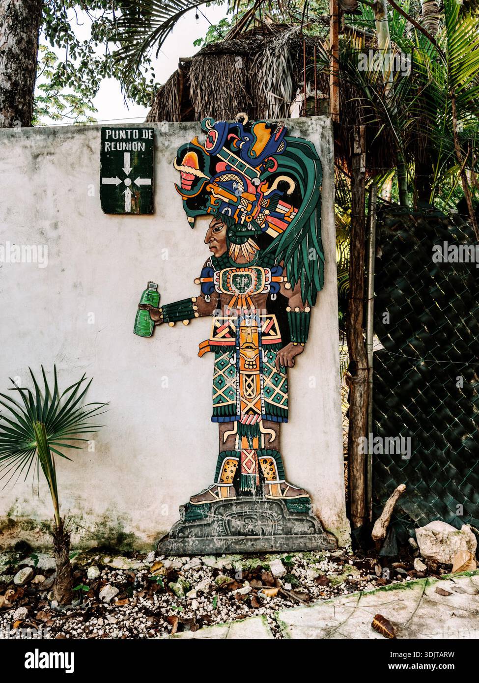 Mayan wall mural hi-res stock photography and images - Alamy