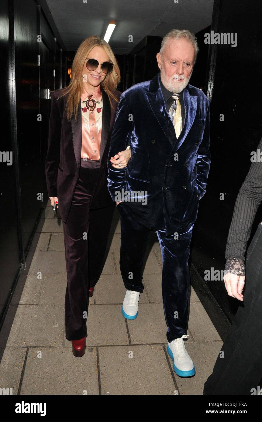 Sarina Taylor and Roger Taylor at The Radio Times Covers Party 2026 ...