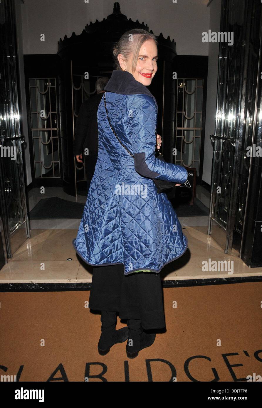 Elizabeth McGovern at The Radio Times Covers Party 2026, Claridge's ...
