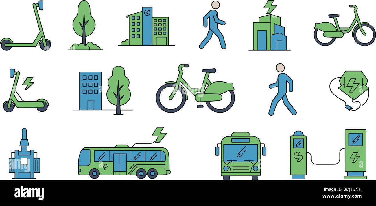 Public infrastructure transport global Stock Vector Images - Alamy