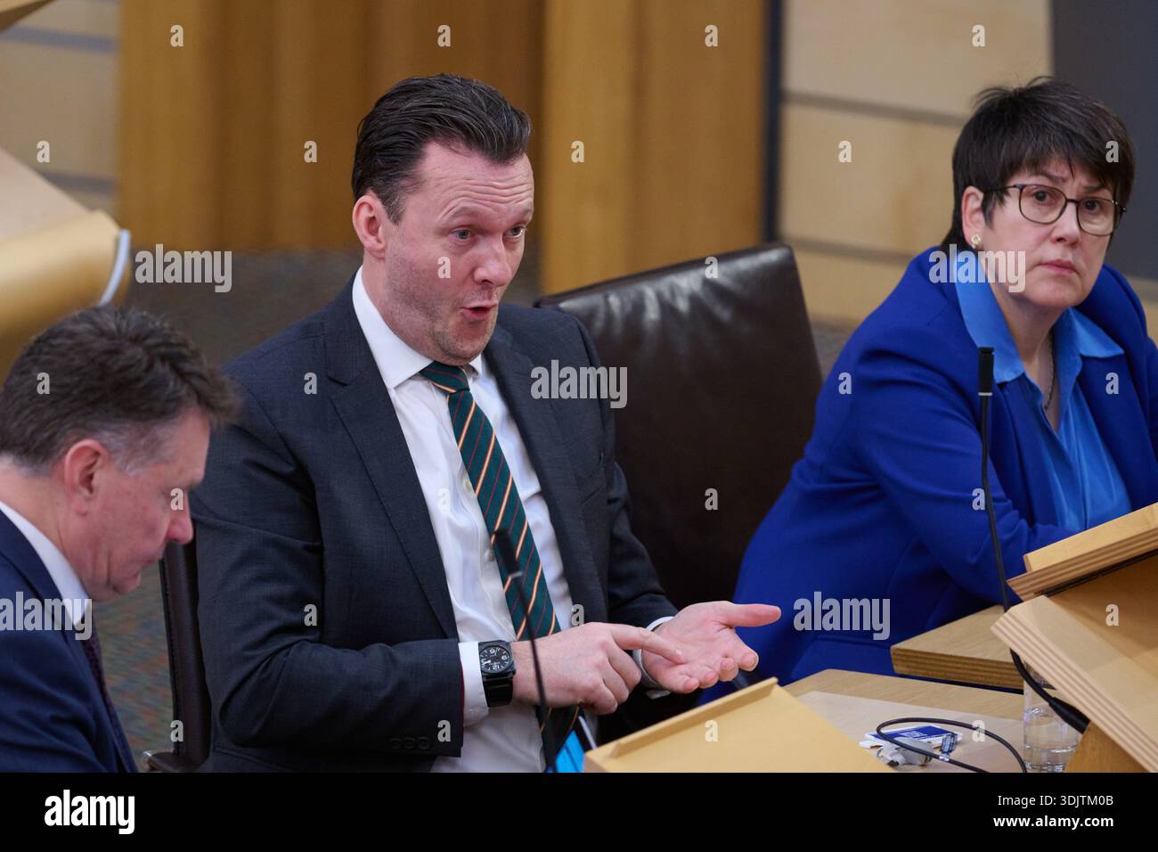 Edinburgh Scotland, UK 28 January 2026. Russell Findlay MSP at the ...