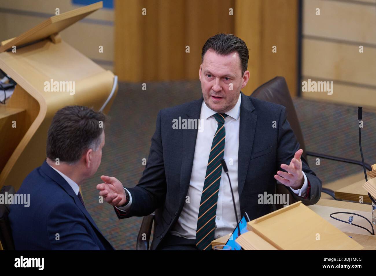 Edinburgh Scotland, UK 28 January 2026. Russell Findlay MSP at the ...