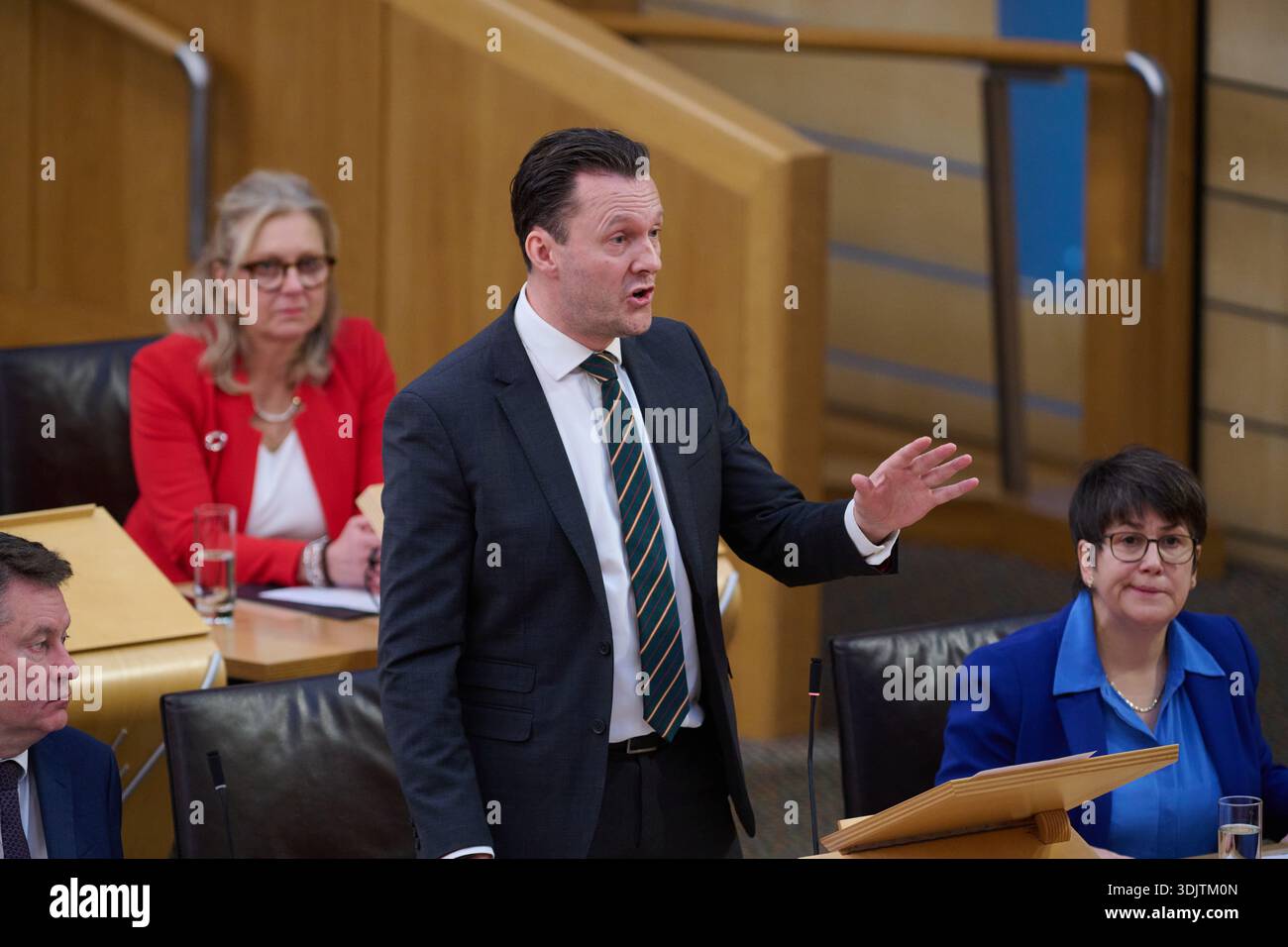 Edinburgh Scotland, UK 28 January 2026. Russell Findlay MSP at the ...