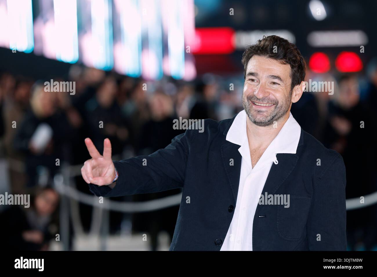 Director Bart Layton poses for photographers upon arrival at the ...