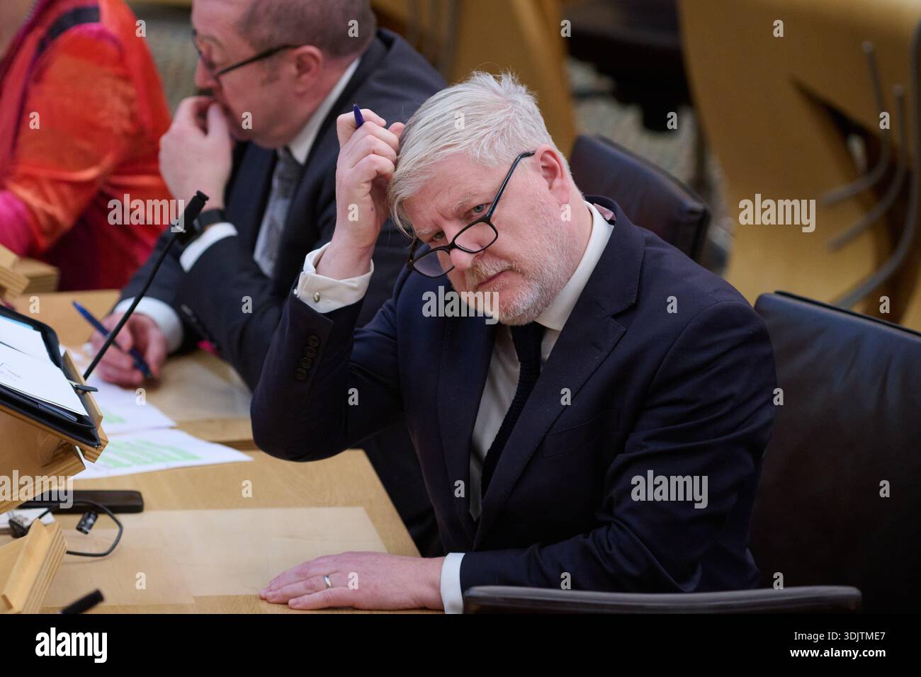 Edinburgh Scotland, UK 28 January 2026. Cabinet Secretary for ...