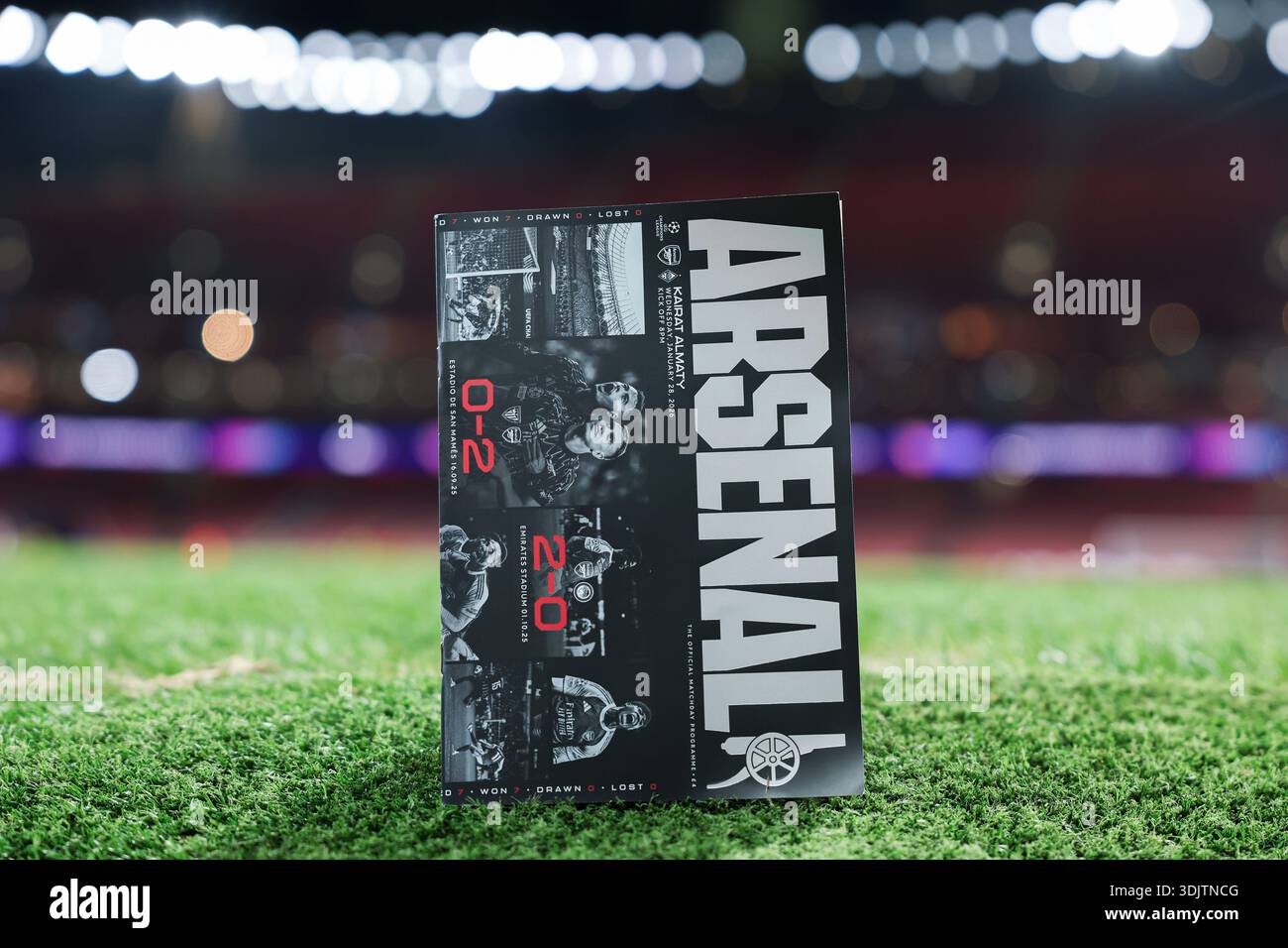 Emirates Stadium, London, UK. 28th Jan, 2026. UEFA Champions League ...