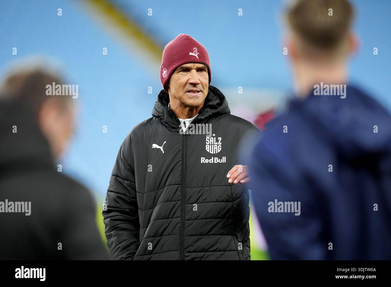 Red Bull Salzburg manager Thomas Letsch during a training session at ...