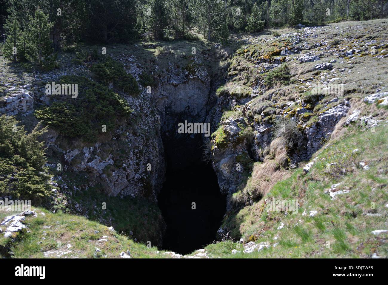 The Bòfia hole, La Coma i La Pedra Stock Photo - Alamy