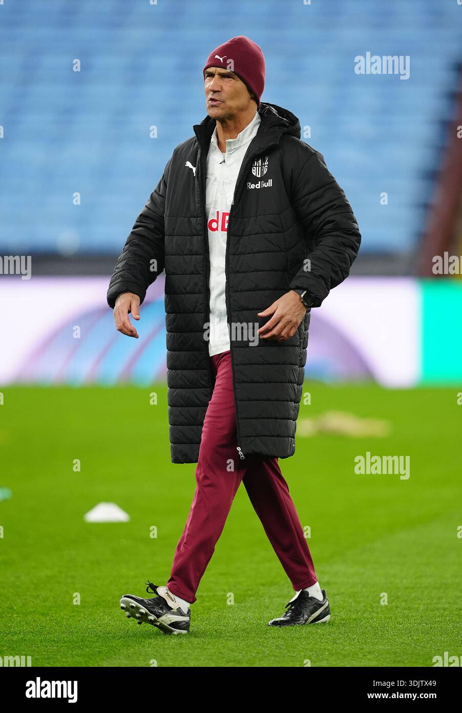 Red Bull Salzburg manager Thomas Letsch during a training session at ...