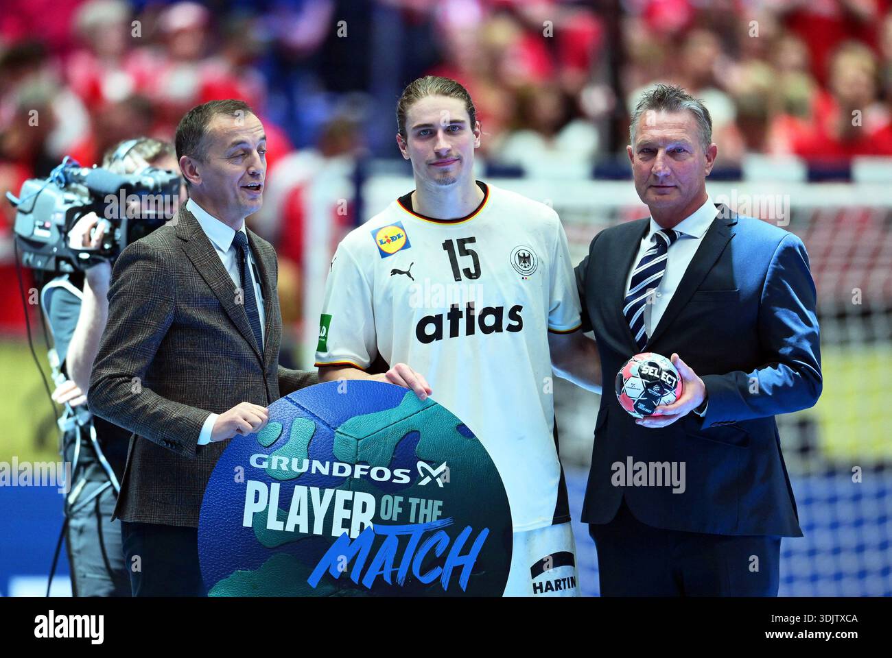 28 January 2026, Denmark, Herning: Handball: European Championship ...