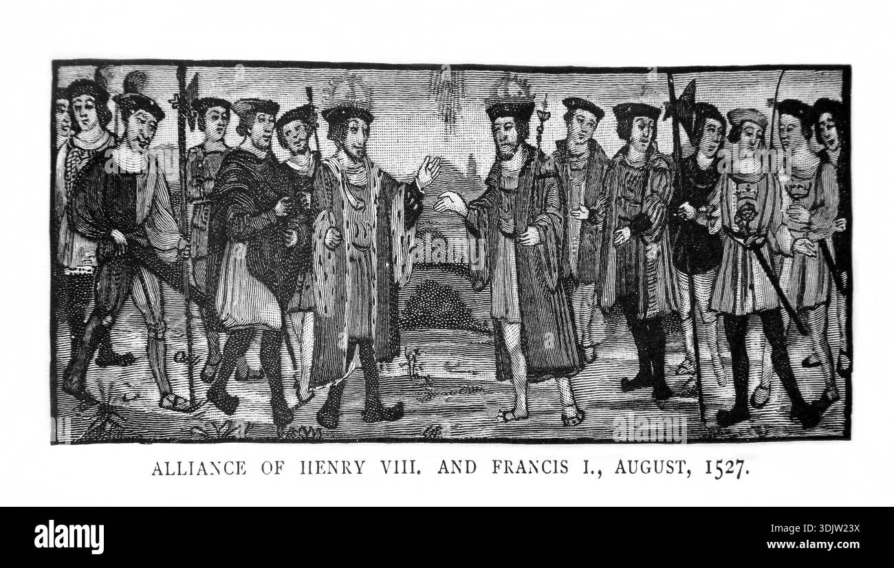 Henry tudor france Black and White Stock Photos & Images - Alamy