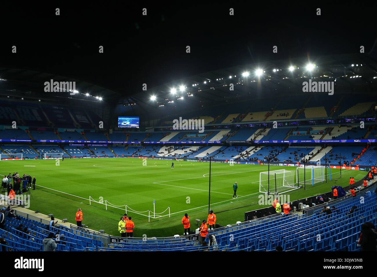 General View inside the Stadium during the Manchester City v ...