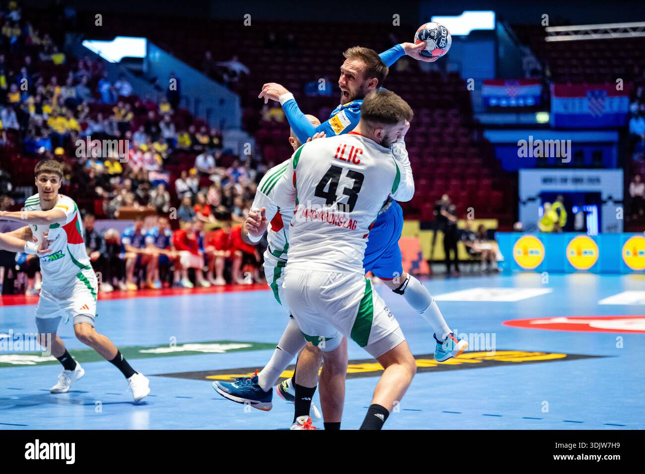 Malmo, Sweden. 28th of January, 2026. Luka Cindric (33) of Croatia seen ...