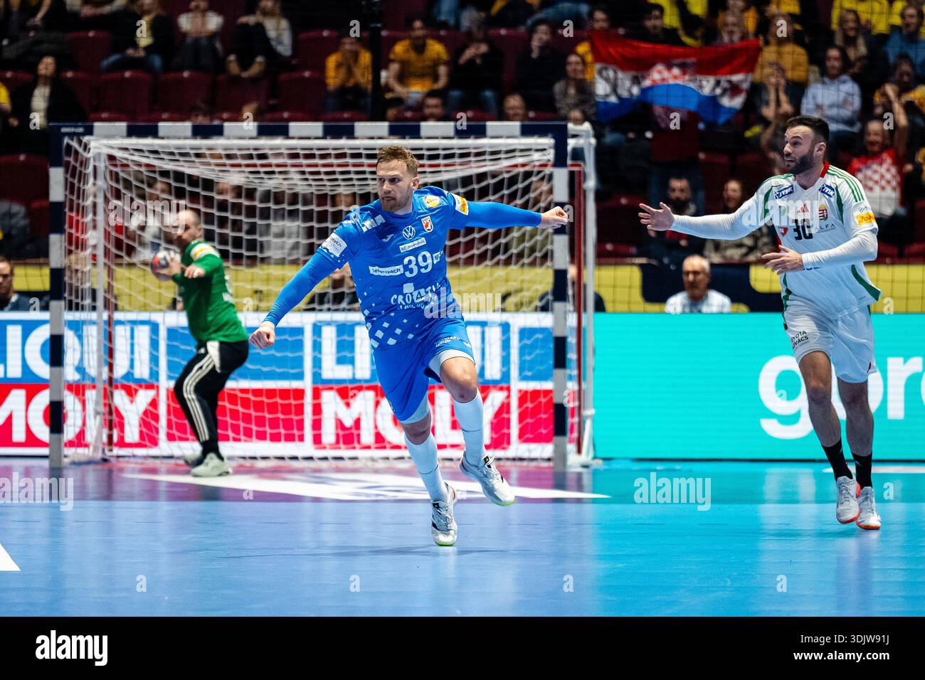 Malmo, Sweden. 28th of January, 2026. David Mandic (39) of Croatia seen ...