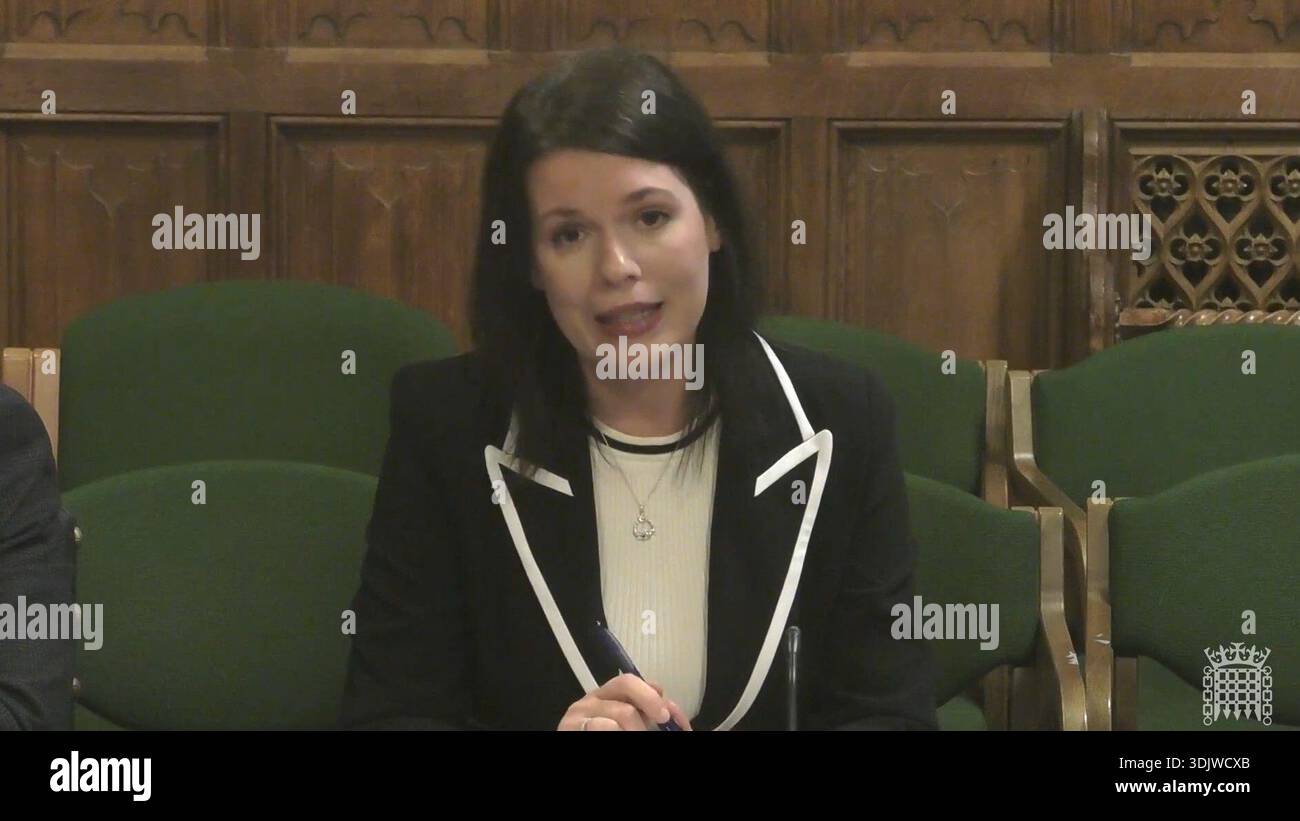 Screen grab of Grainne Teggart, Northern Ireland Deputy Director ...