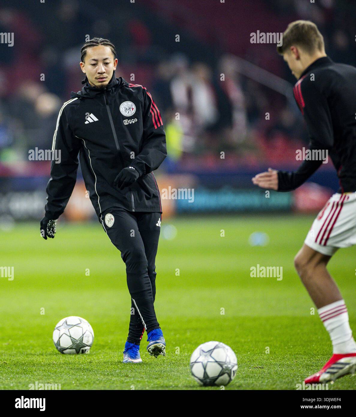 AMSTERDAM - Kian Fitz-Jim of Ajax during the UEFA Champions League ...
