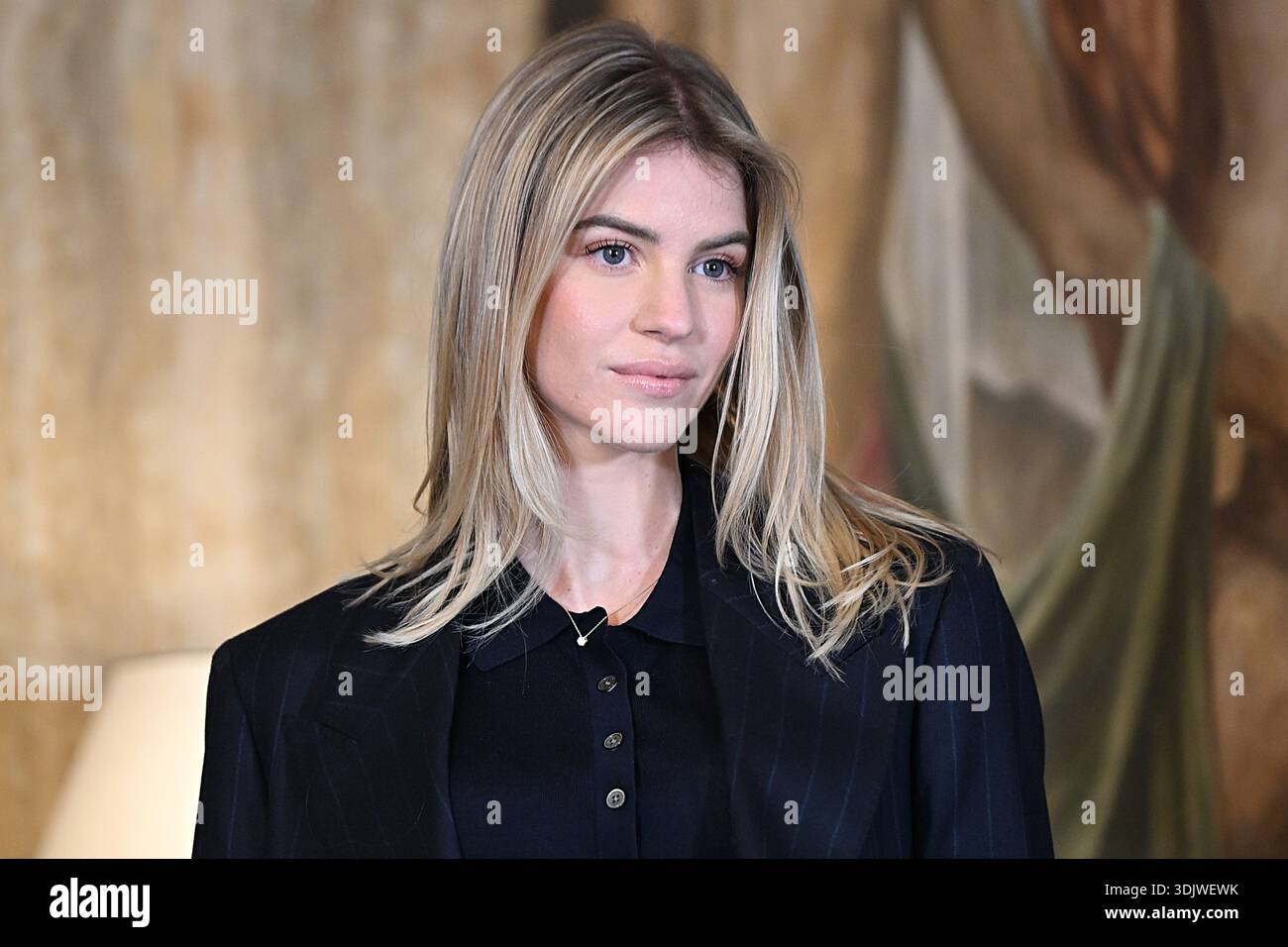 Sara Croce during Agata Christian movie photocall at Bernini Bristol ...