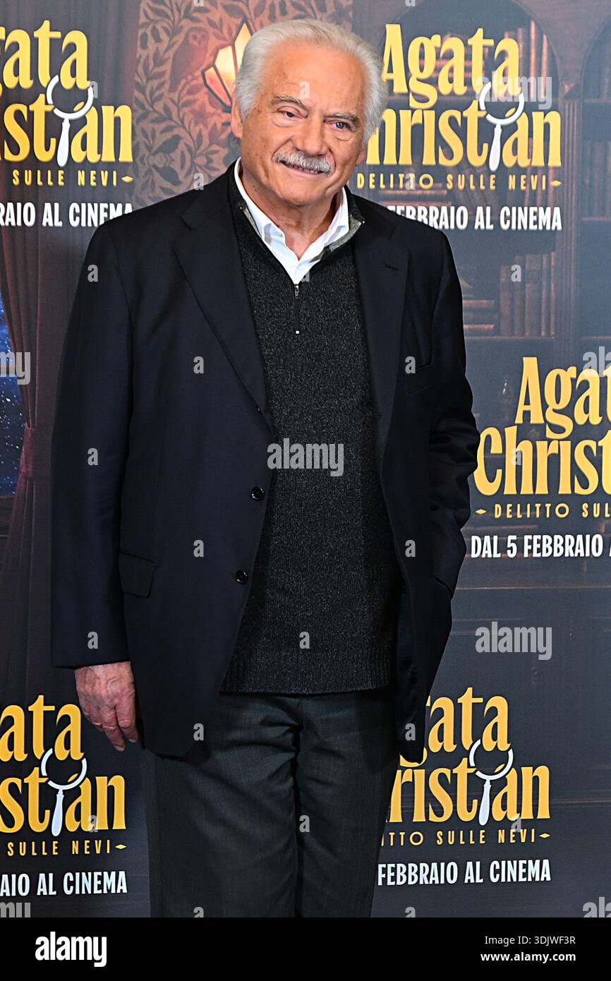 Giorgio Colangeli during Agata Christian movie photocall at Bernini ...