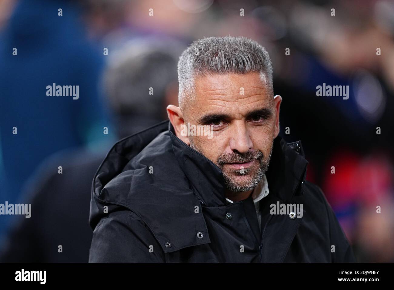 Sporting's head coach Rui Borges enters to the pitch prior to the ...