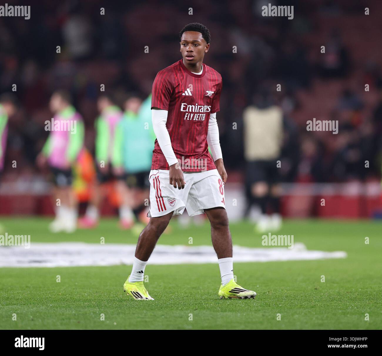 London, England, 28th January 2026. Brando Bailey-Joseph of Arsenal ...