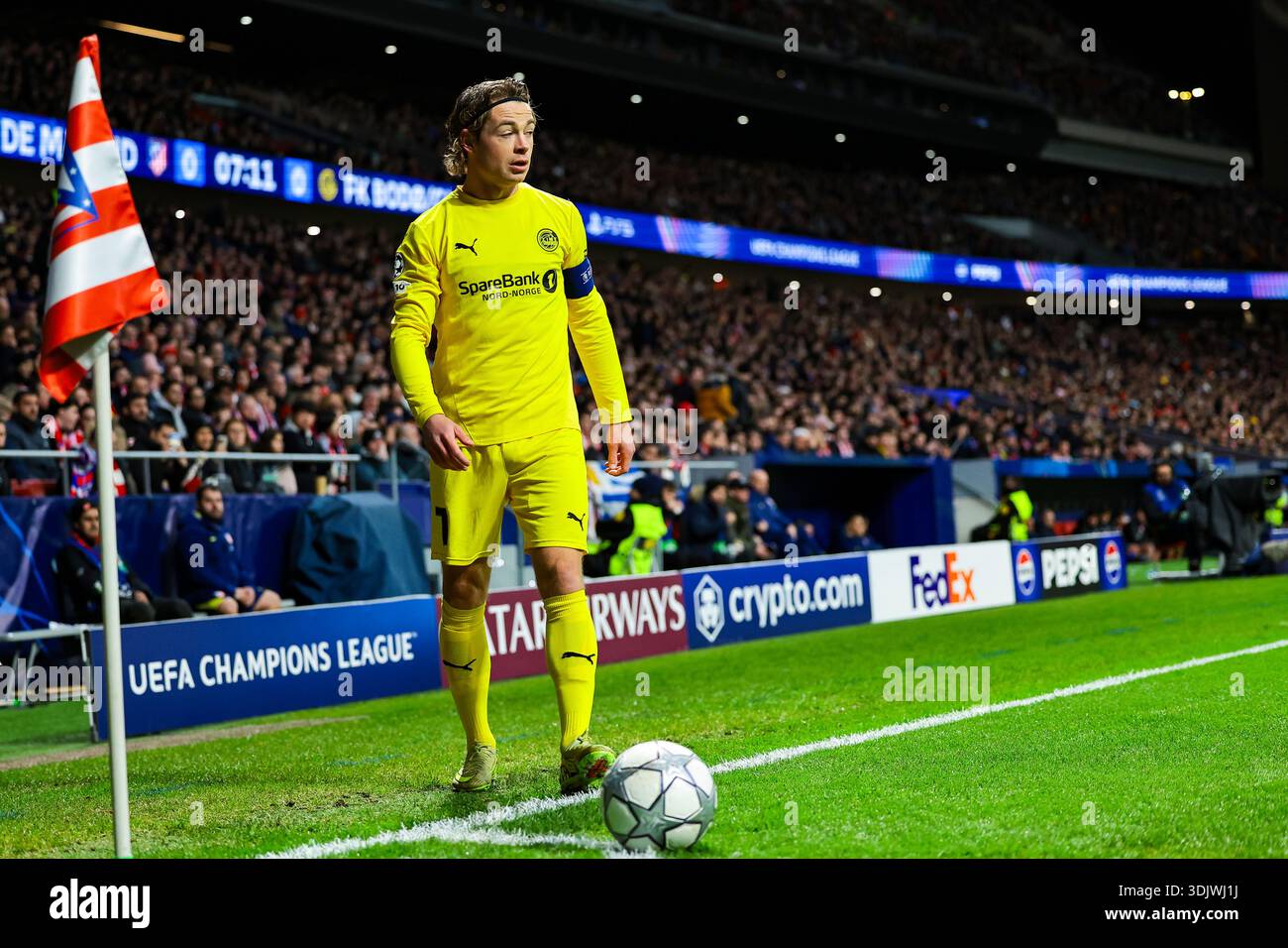 Madrid, Spain 20260128. Bodø/Glimt's Patrick Berg during the Champions ...