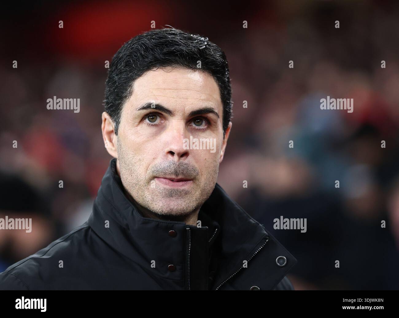London, England, 28th January 2026. Mikel Arteta manager of Arsenal ...