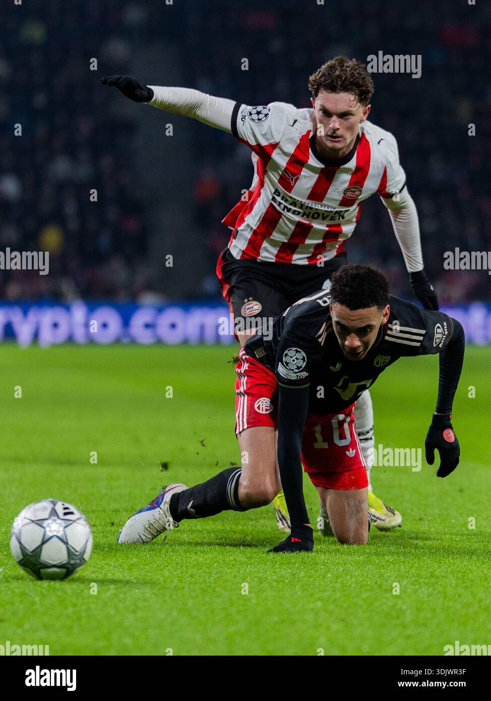 28 January 2026, Netherlands, Eindhoven: Soccer: Champions League, PSV ...