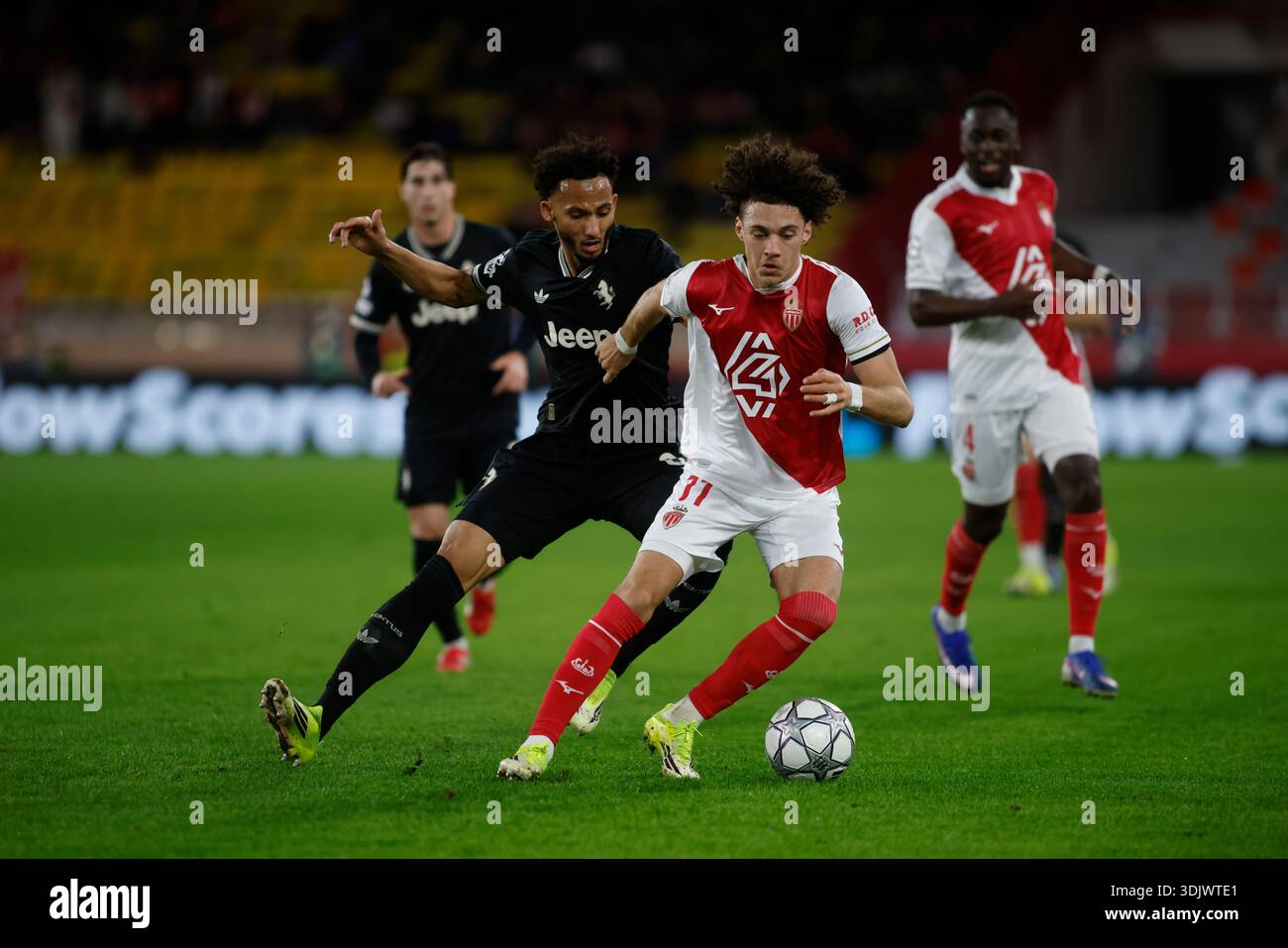 Maghnes Akliouche of AS Monaco during the Uefa Champions League 2025/26 ...