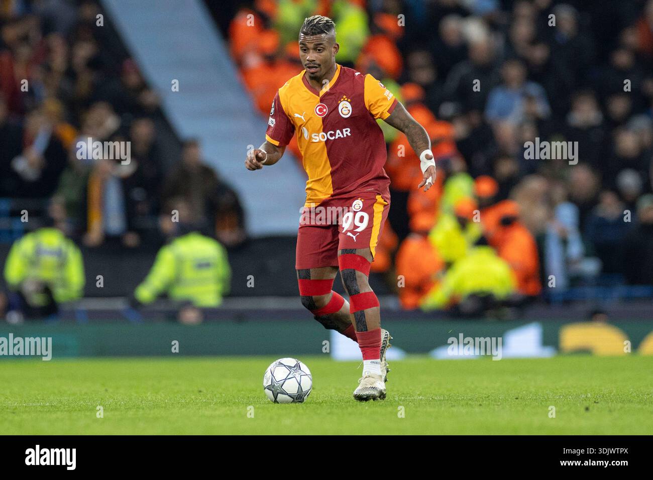 Mario Lemina #99 of Galatasaray in action during the UEFA Champions ...