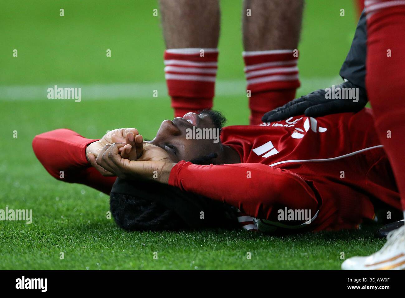 Jeremie frimpong liverpool on hi-res stock photography and images - Alamy
