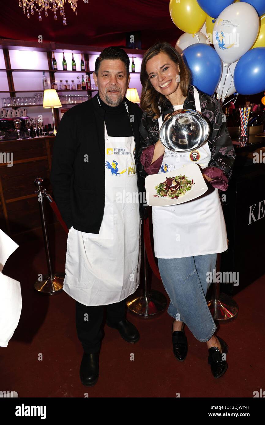 Tim Maelzer and Susanne Boehm during the Poletto Palazzo Charity Event ...