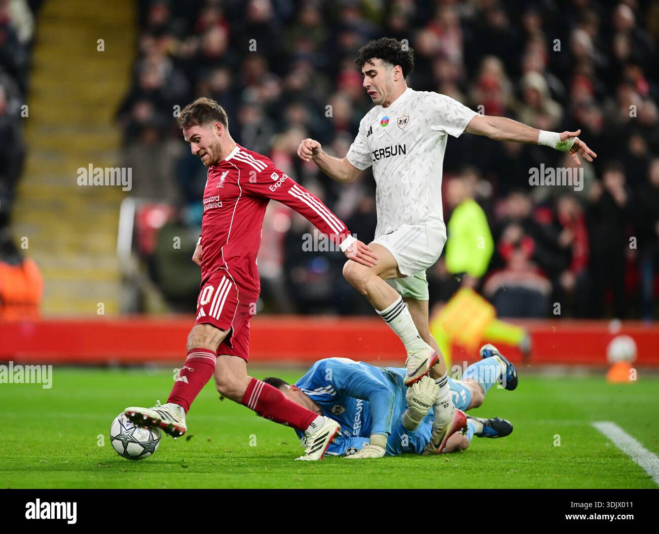 Liverpool, England, 28th January 2026. Alexis Mac Allister of Liverpool ...