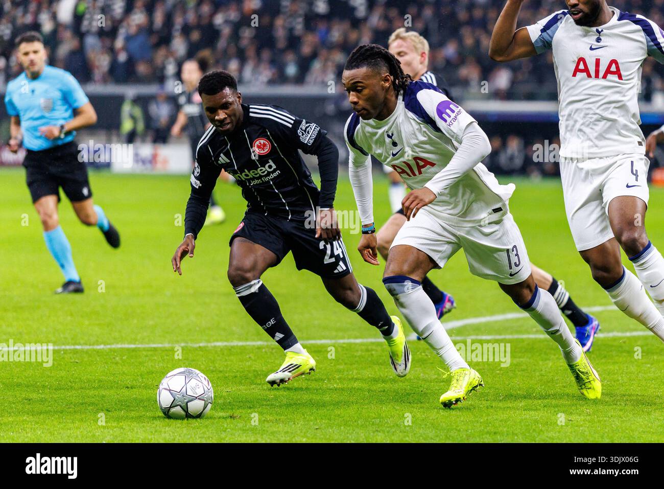 FRANKFURT, GERMANY - JANUARY 28: Destiny Udogie (Tottenham Hotspur, 13 ...