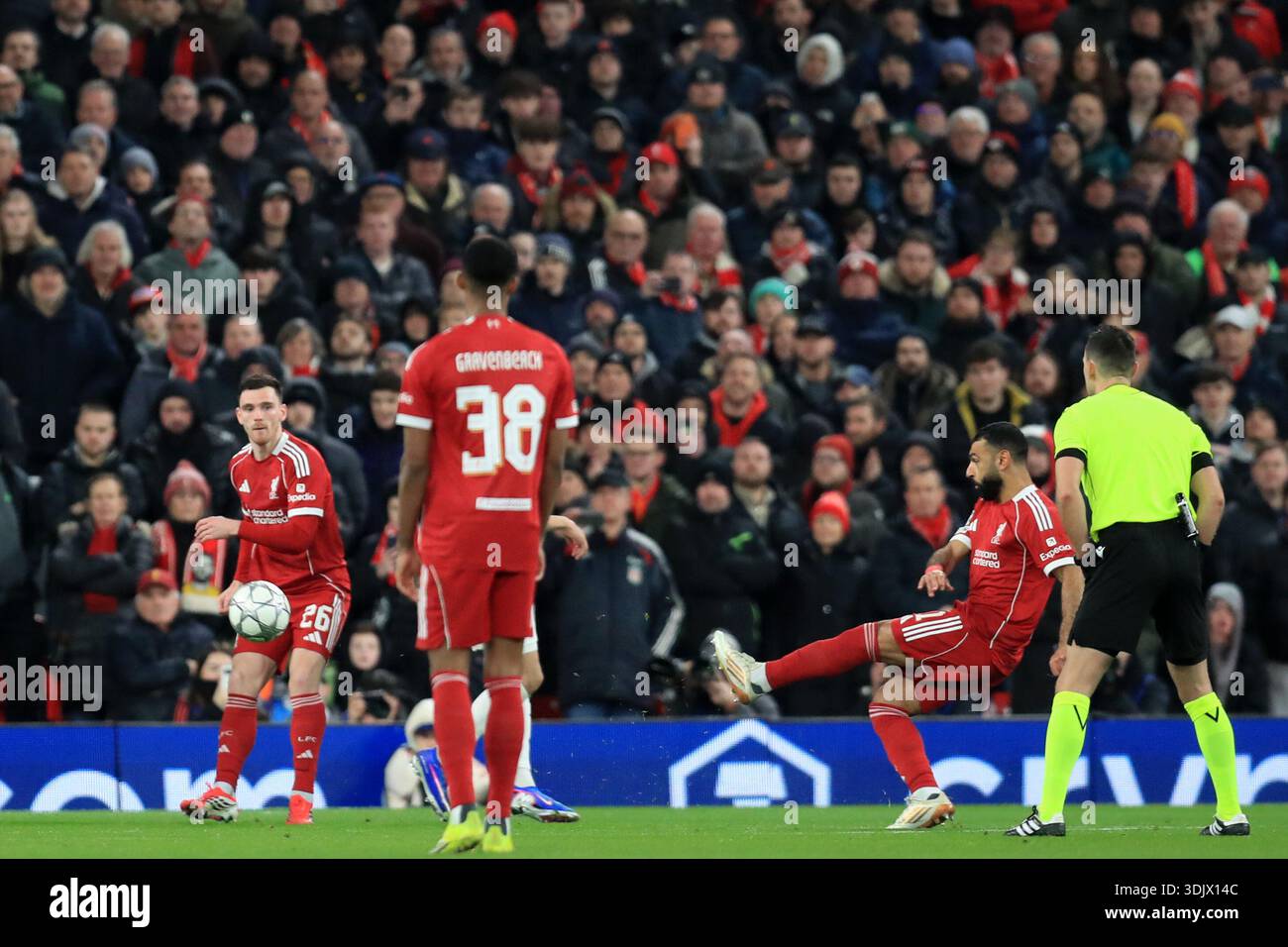 Anfield, Liverpool, Merseyside, UK. 28th Jan, 2026. UEFA Champions ...