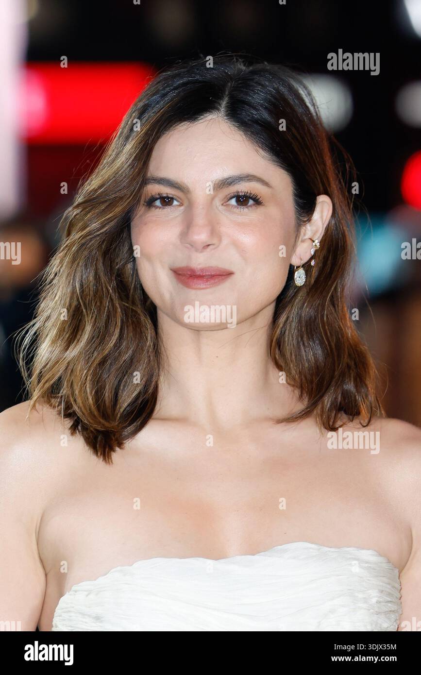 Monica Barbaro poses for photographers upon arrival at the premiere of ...