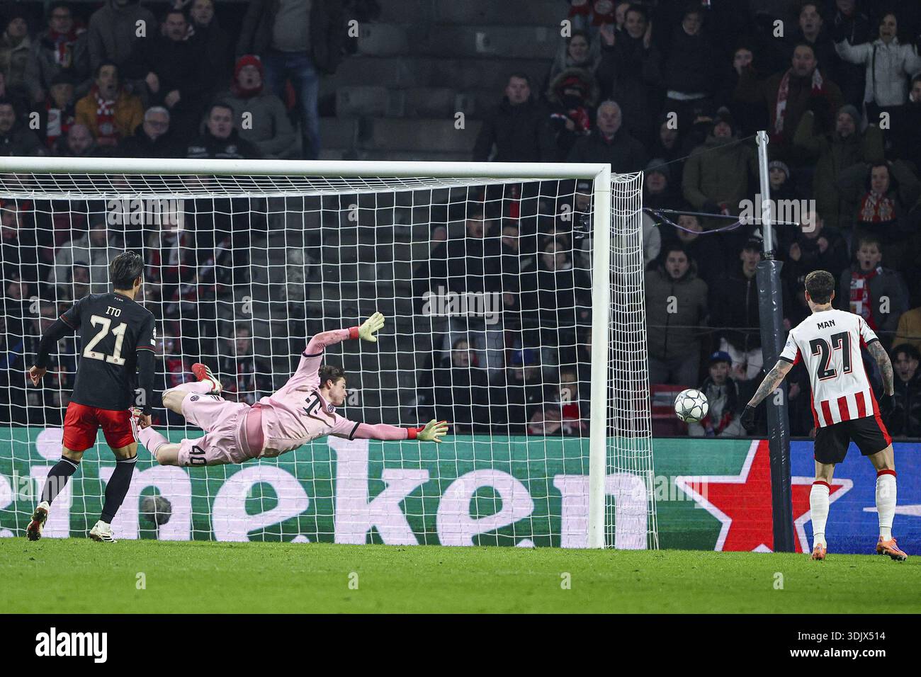 EINDHOVEN , 28-01-2026 , Philips Stadium , season 2025 / 2026 , UEFA ...