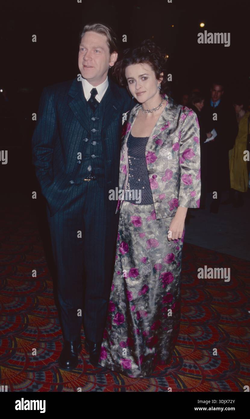 Kenneth Branagh and Helena Bonham Carter attend the premiere of “The ...