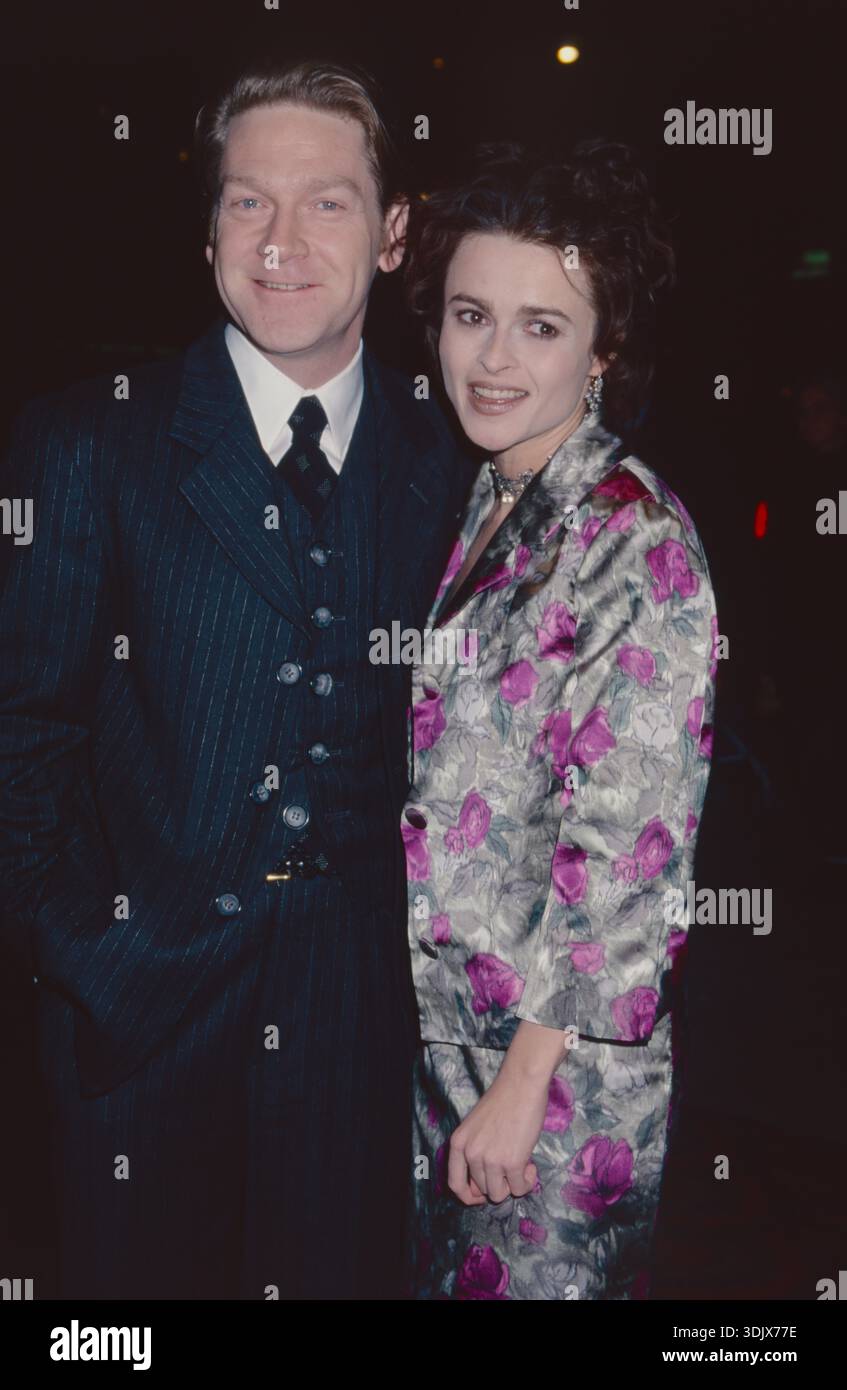 Kenneth Branagh and Helena Bonham Carter attend the premiere of “The ...