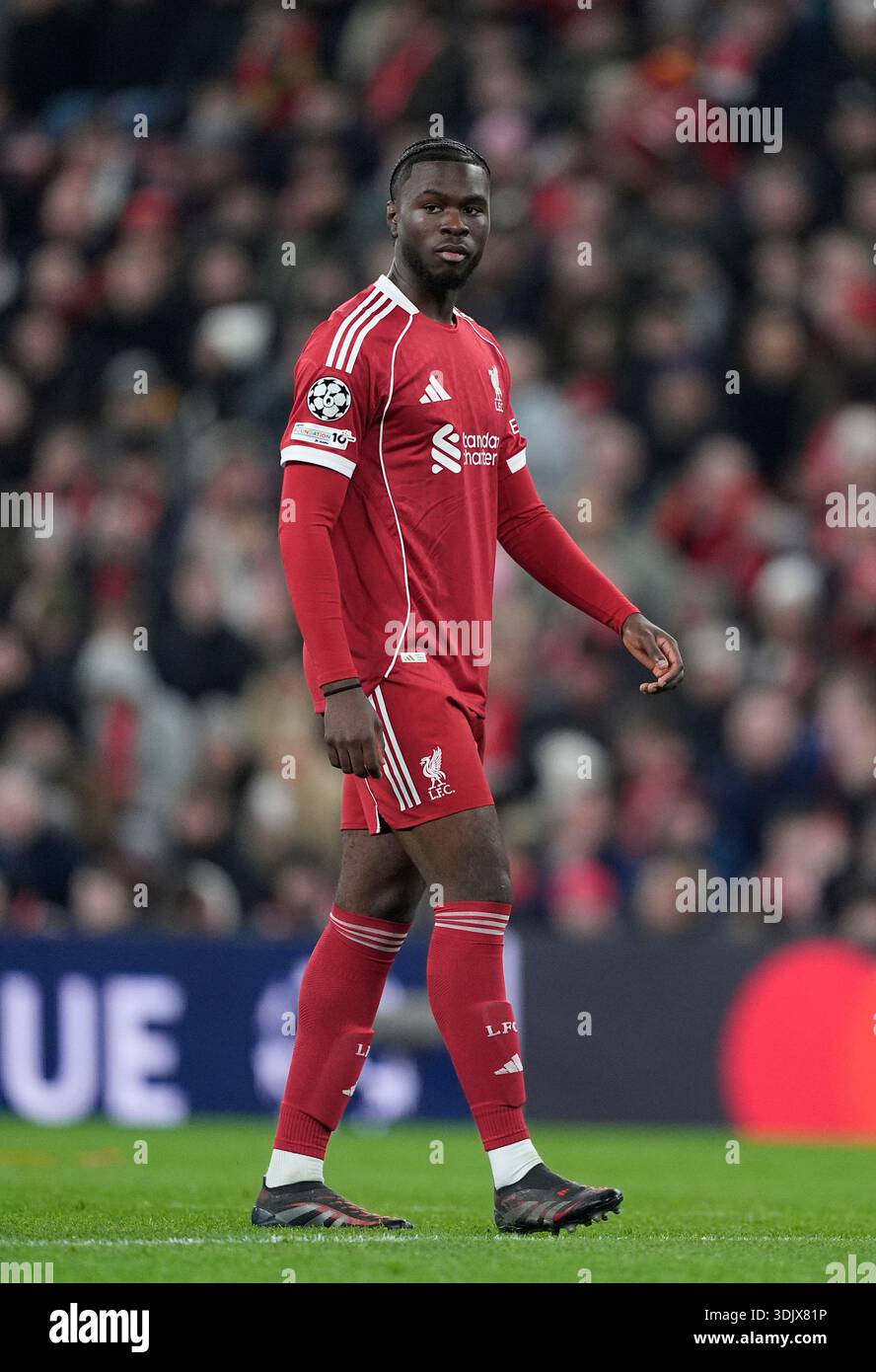 Liverpool's Amara Nallo during the UEFA Champions League, league phase ...
