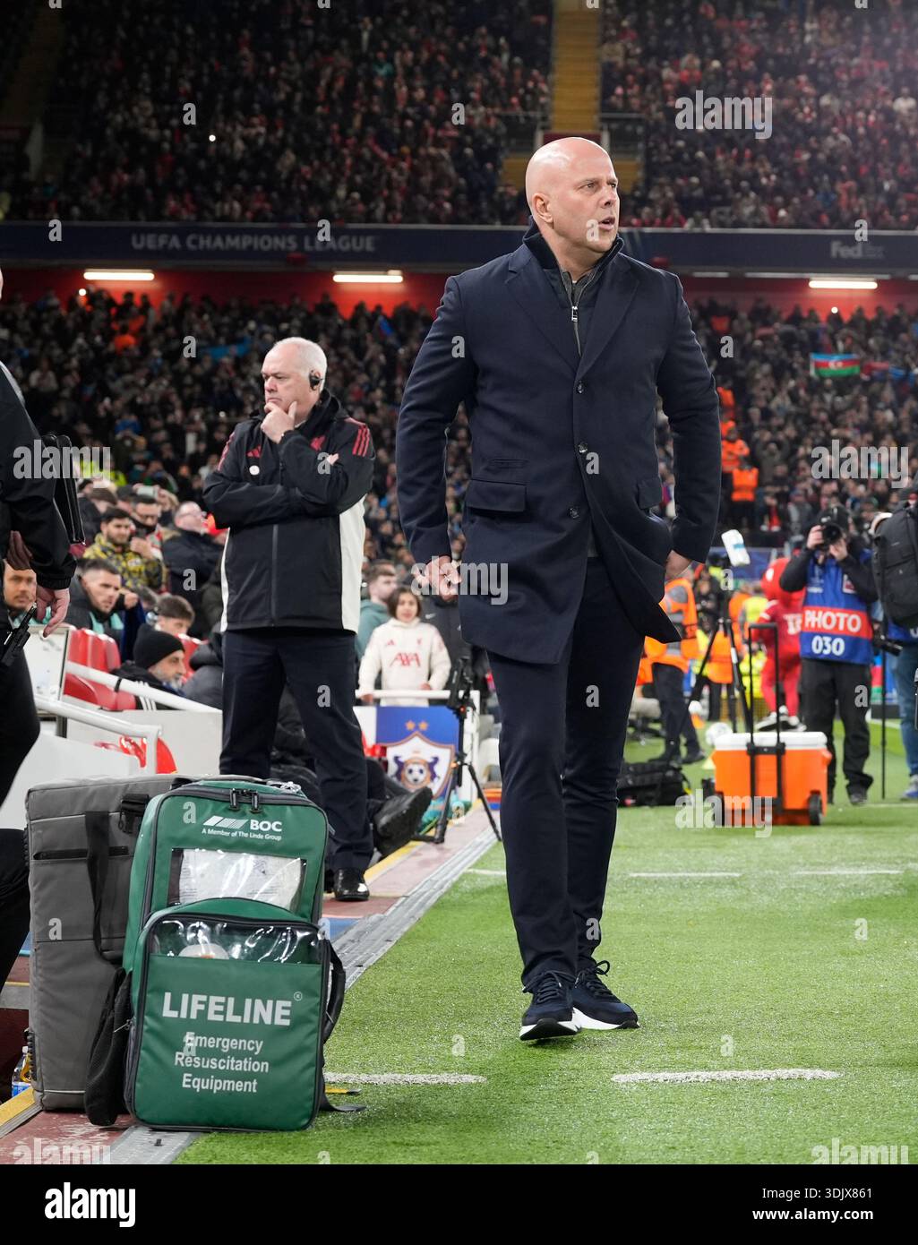 Liverpool manager Arne Slot before the UEFA Champions League, league ...