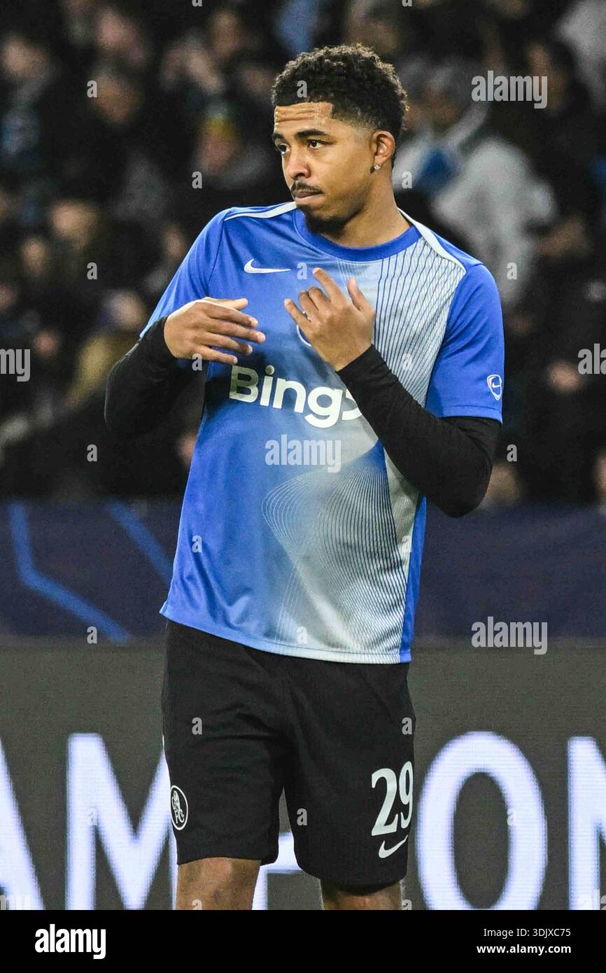 Wesley Fofana of Chelsea FC look on during the Uefa Champions League ...