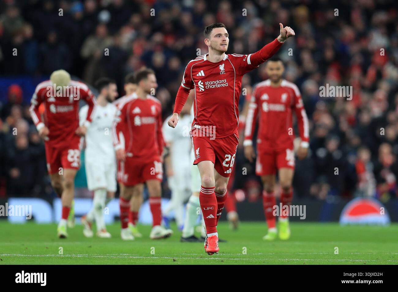 28th January 2026; Anfield, Liverpool, Merseyside, England; UEFA ...