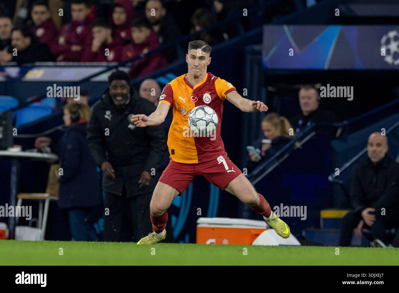 Roland Sallai # #7 of Galatasaray during the UEFA Champions League ...