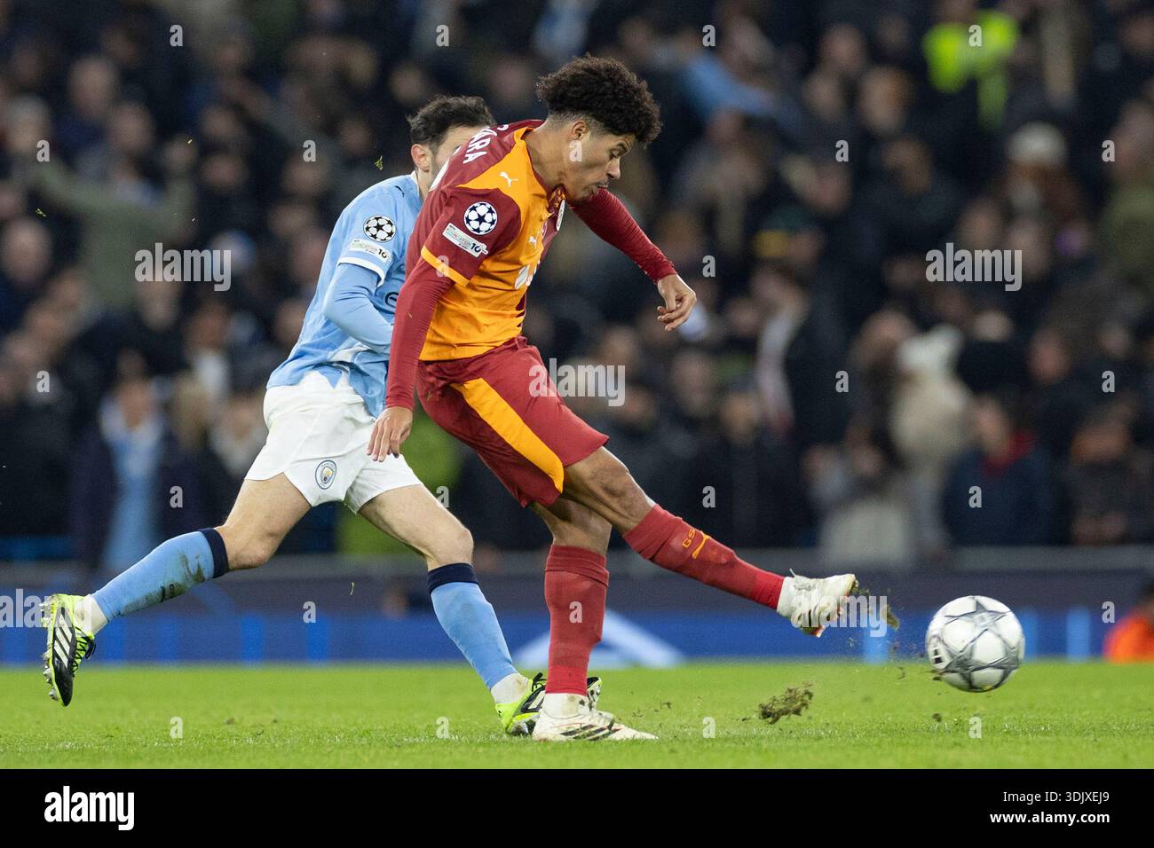 Gabriel Sara #8 of Galatasaray in action during the UEFA Champions ...