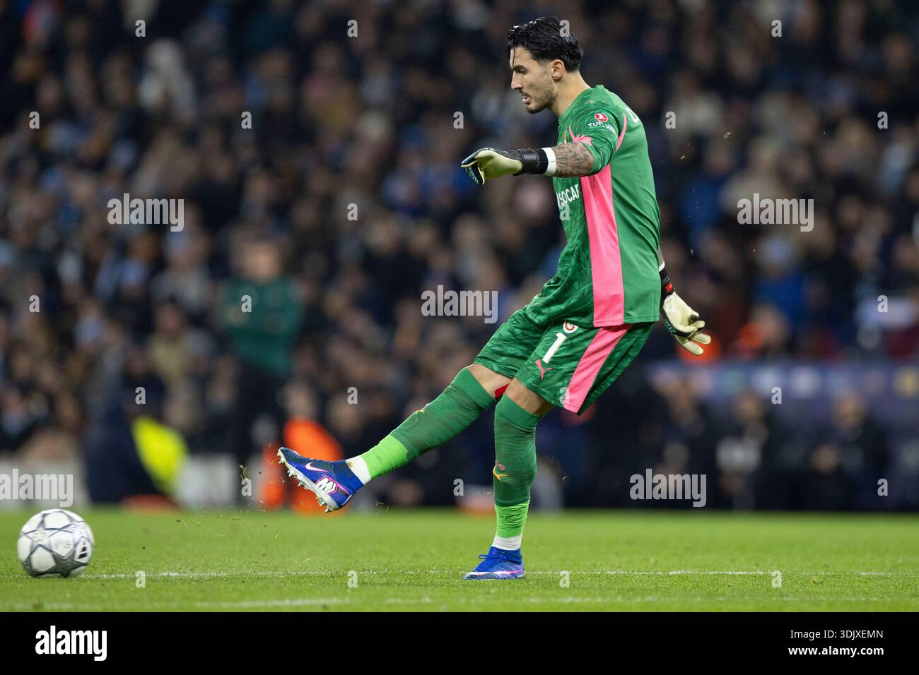 Ugurcan Cakır #1 of Galatasaray during the UEFA Champions League League ...
