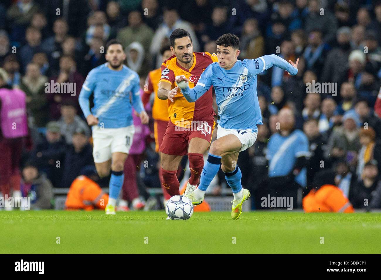 Phil Foden #47 of Manchester City F.C. during the UEFA Champions League ...