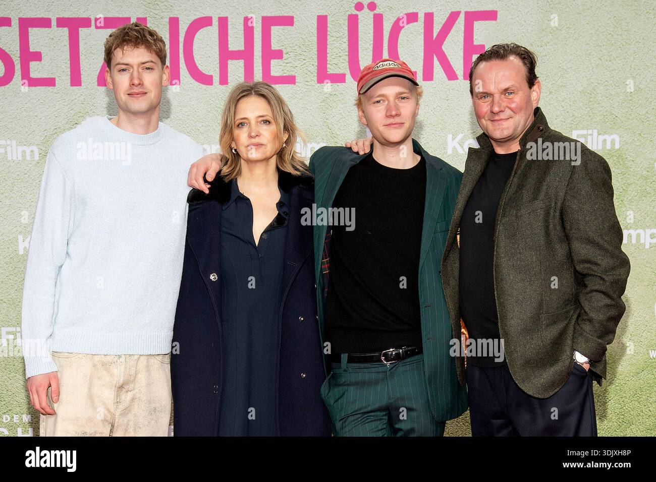 Max Kruk, Laura Tonke, Bruno Alexander and Devid Striesow attend the ...