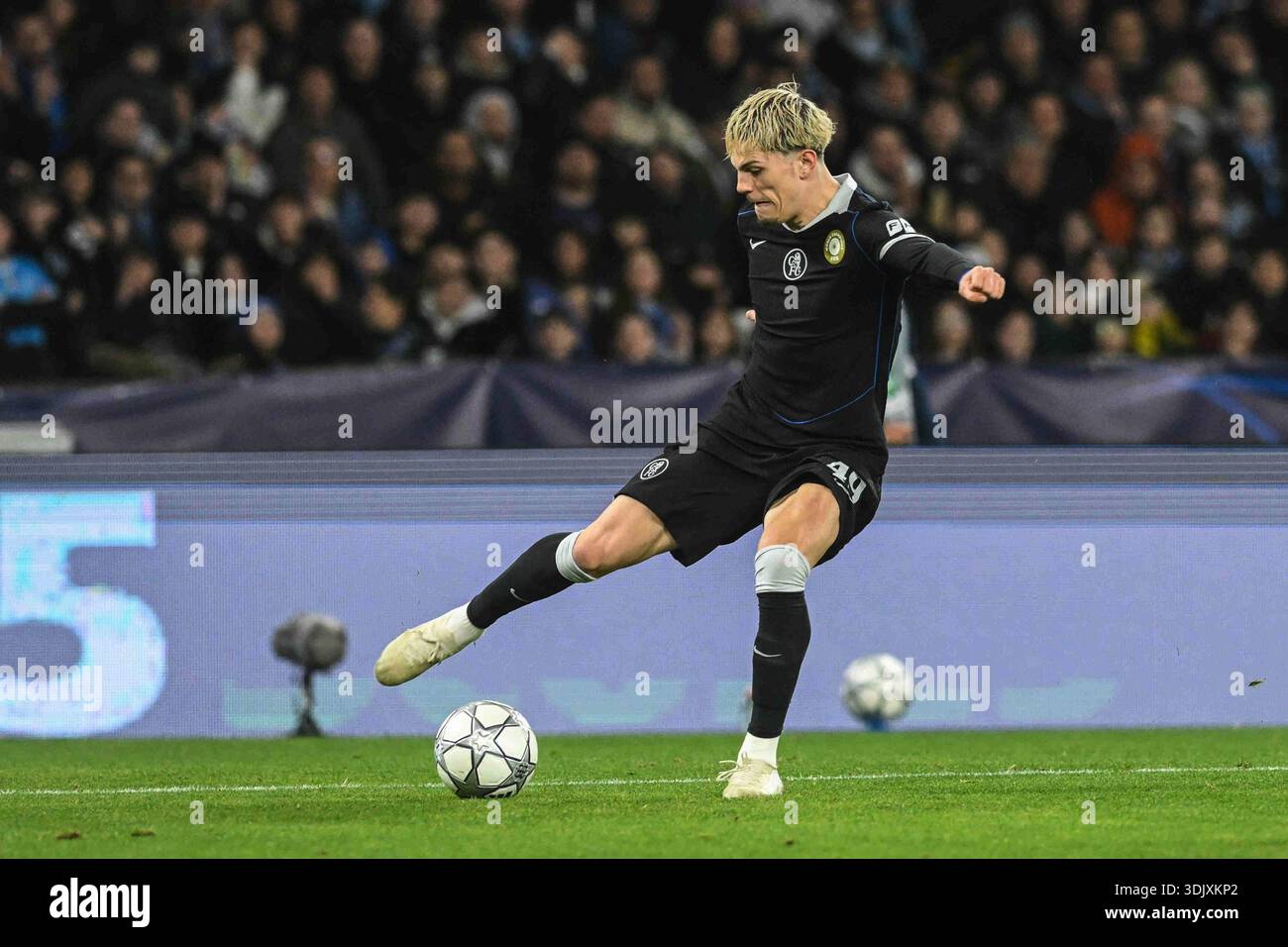 Alejandro Garnacho of Chelsea FC in action during the Uefa Champions ...